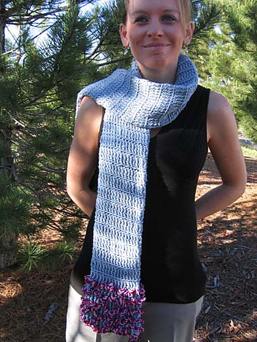 Ravelry: Wacky Fun Tube Scarf pattern by Kathy North