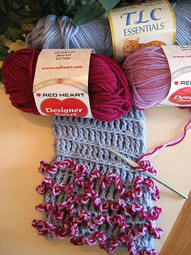 Ravelry: Wacky Fun Tube Scarf pattern by Kathy North