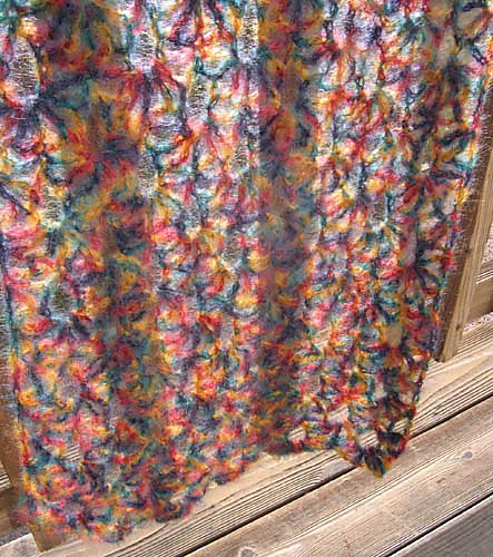 Ravelry: Lacy Fans Shawl pattern by Kathy North