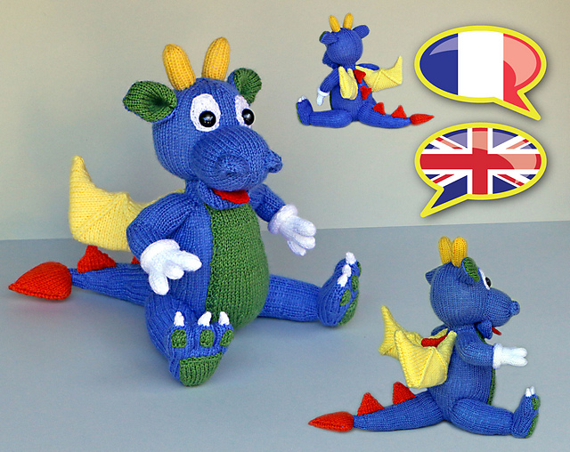 Ravelry: Blue dragon pattern by Tutos Delphine