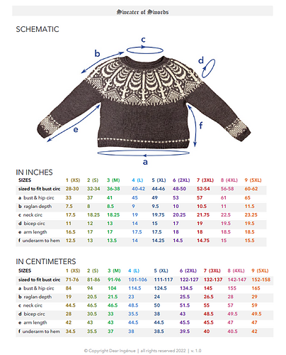 Ravelry: Sweater of Swords pattern by Dear Ingenue