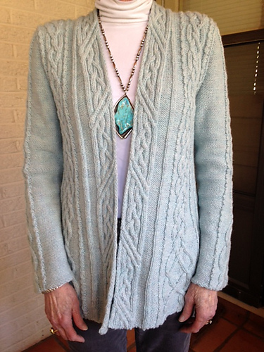 Ravelry: #12 Cable Cardigan pattern by Patty Lyons