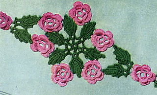 Ravelry: Wild Rose Scroll Motif #P-305 pattern by The Spool Cotton Company