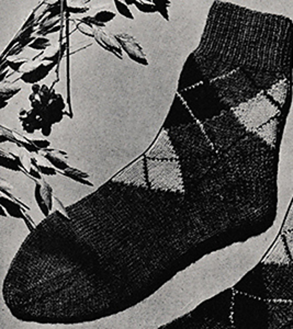 Ravelry: Argyle Anklets #130 pattern by Hilde Fuchs