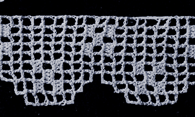 Ravelry: Filet Crochet Edging #1897 pattern by American Thread Company