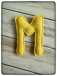 Ravelry: debgriff57's Mini Letter M Alphabet Kawaii Cuddler® *Test*
