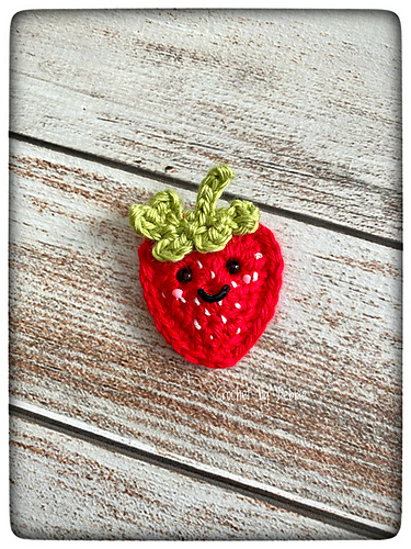 Ravelry: Strawberry Applique pattern by Raffaella Tassoni