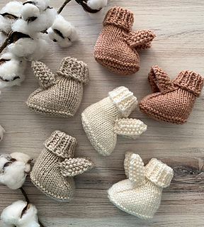 Ravelry: Bunny Booties pattern by Debra Gorman