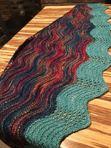 Ravelry: Chasing Waves pattern by Shelagh Garside