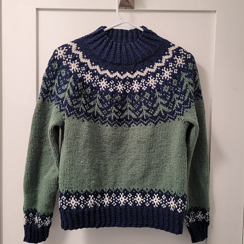 Ravelry: Snowy Forest Sweater pattern by Home of Cords