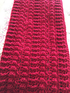 Ravelry: delighted40's Aran isle throw