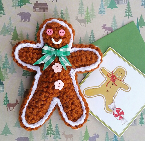 Ravelry: Gingerbread Man Ornament pattern by Oana Oros