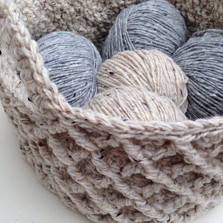 Ravelry: PerPuntino's Diamond Trellis Basket