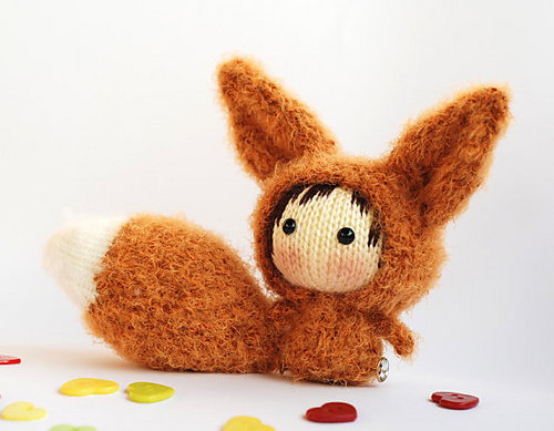 Ravelry: Fennec fox Doll with removable tail. pattern by Tatyana Korobkova