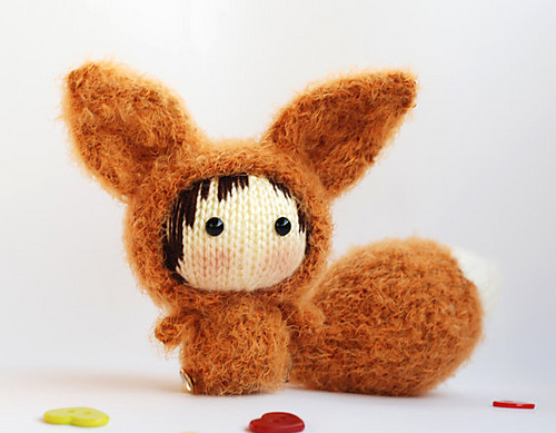 Ravelry: Fennec fox Doll with removable tail. pattern by Tatyana Korobkova