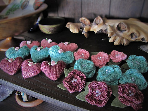 Ravelry: Sweet & Simple Knitted Rosette pattern by Eileen Vito