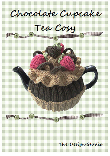 Ravelry: Chocolate Cupcake Tea Cosy pattern by Audrey Wilson