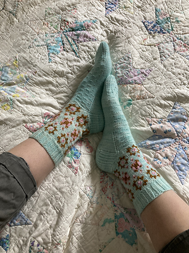 Ravelry: Grandma's Quilt Socks pattern by Ashley R. Adams