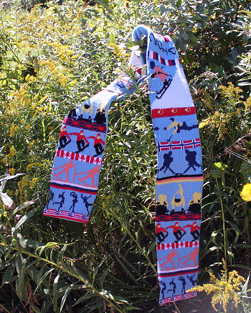 Ravelry: Flags of Fun Scarf pattern by Larissa Sielicki