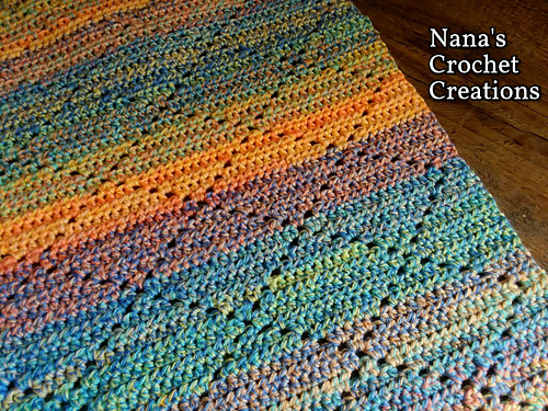 Ravelry: Nana's "HDC Diamonds" Filet Crochet Blanket pattern by D Maunz