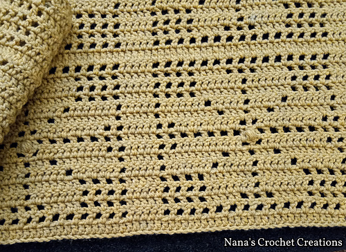 Ravelry: Nana's "Summer Flowers" Filet Crochet Blanket pattern by D Maunz