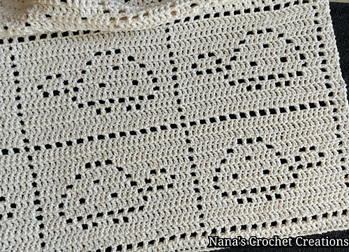 Ravelry: "Tiny The Turtle" Filet Crochet Baby Blanket pattern by D Maunz