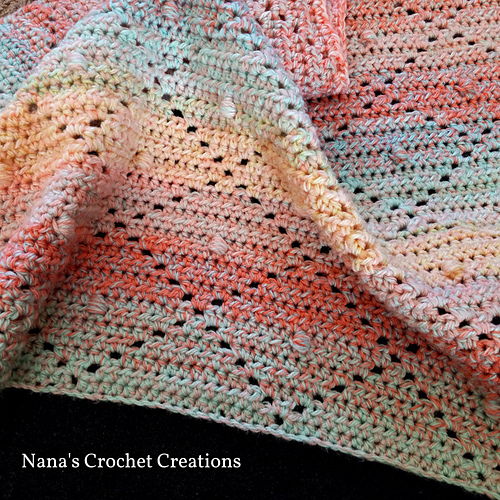 Ravelry: Nana's "HDC Diamonds" Filet Crochet Blanket pattern by D Maunz