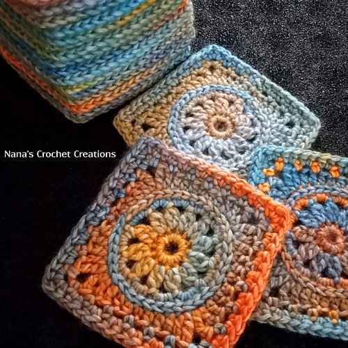 Ravelry: "Medley Motif" Crochet Square pattern by D Maunz
