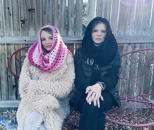 Ravelry: Wednesday and Enid Snood pattern by Dahlia in Bloom