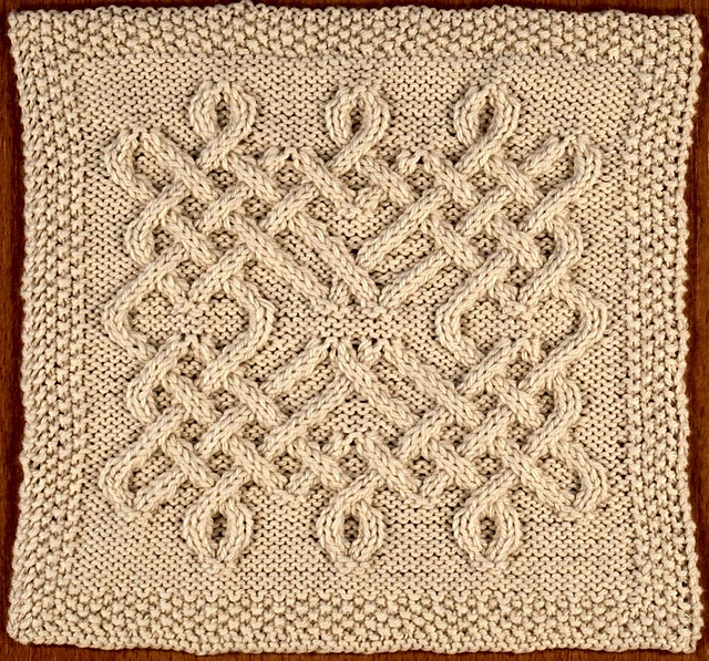 Ravelry: Celtic Square (#02) pattern by Devorgilla's Knitting (sometimes...)