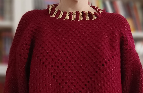 Ravelry: Disaster Knit & Crochet Sweater pattern by dhrachth