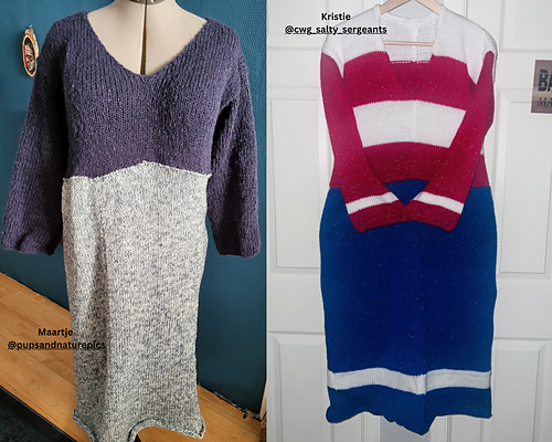 Ravelry: Maxi Dress on Addi/Sentro pattern by Dilyana Marinova