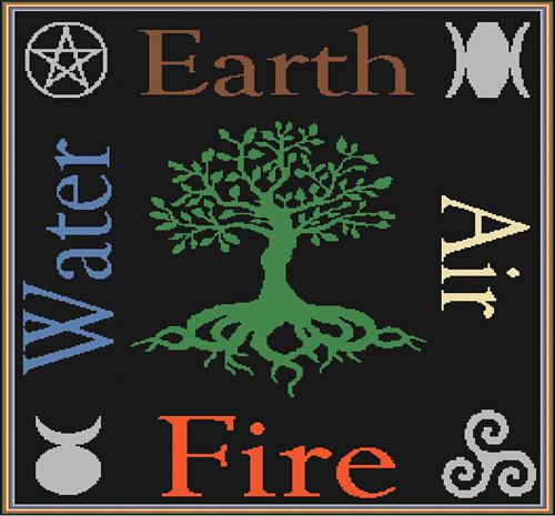 Ravelry: Pagan Wiccan Blanket pattern by Phoenix Designs - Dimity Parker