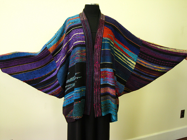 Ravelry: dinahrose's Saori yardage and finished jacket