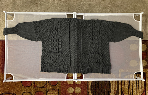 Finished my souvenir cardigan made from yarn I bought on holiday in the ...