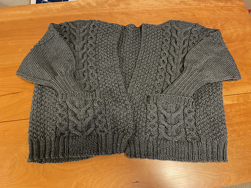 Finished my souvenir cardigan made from yarn I bought on holiday in the ...