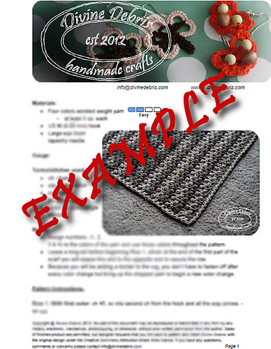 Ravelry: Willow Rug pattern by Divine Debris