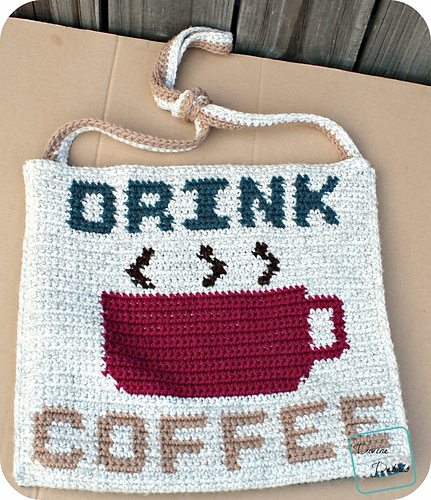 Ravelry: Drink Coffee The Bag pattern by Divine Debris