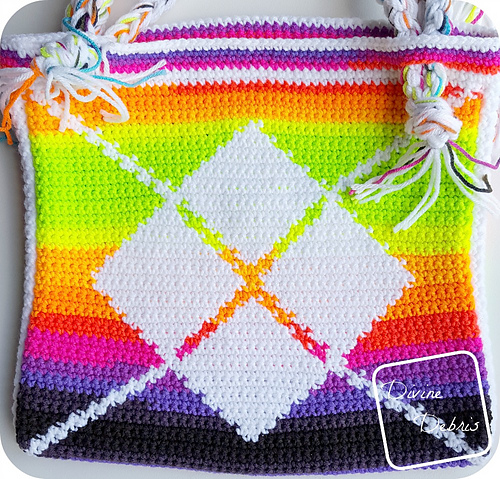 Ravelry: Unicorn Argyle Bags pattern by Divine Debris