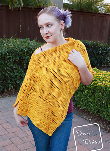Ravelry: Whitney Poncho pattern by Divine Debris
