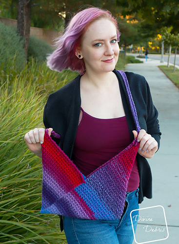 Ravelry: Azuma Bukuro Bag pattern by Divine Debris