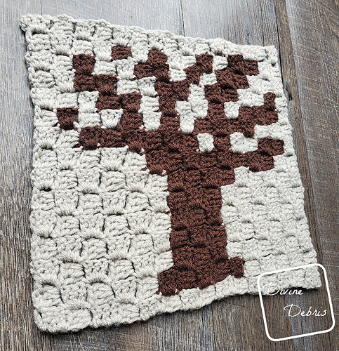 Ravelry: C2C Spooky Tree Afghan Square pattern by Divine Debris