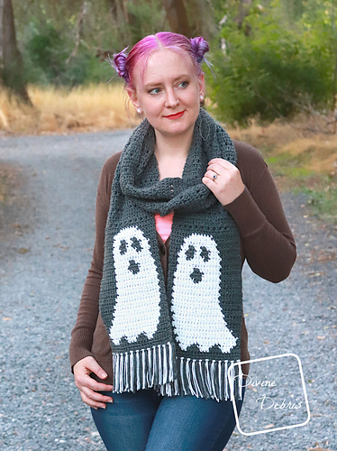 Ravelry: Gloria Ghost Scarf pattern by Divine Debris