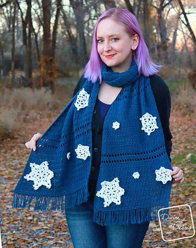 Ravelry: Crystal Snowflake Shawl pattern by Divine Debris