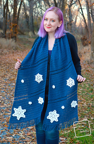 Ravelry: Crystal Snowflake Shawl pattern by Divine Debris