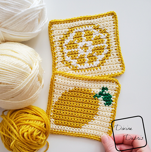 Ravelry: Cute Lemon Squares pattern by Divine Debris