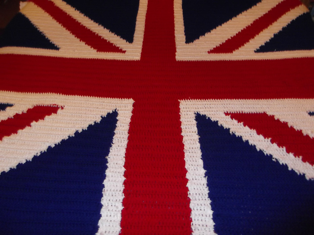Ravelry: Union Jack Blanket pattern by karen kirkham