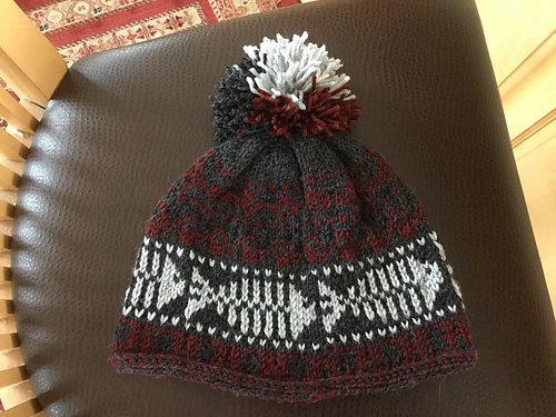 Ravelry: Fishbones Skull Cap pattern by Lisa McFetridge