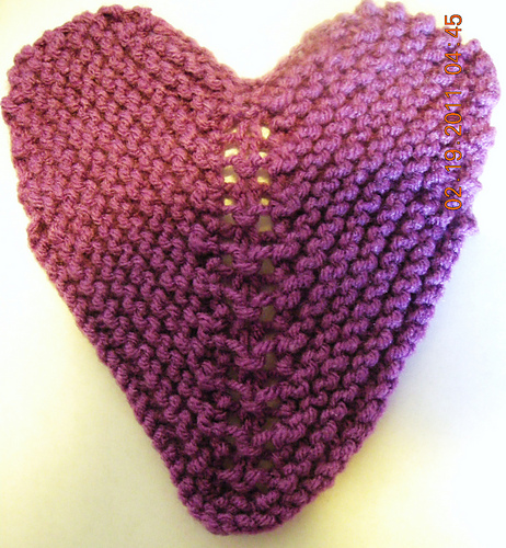 Ravelry: Lace Center Heart Cloth pattern by Deenna
