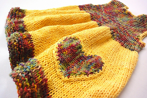 Ravelry: Li'l Heart Baby Dress pattern by Dana Biddle